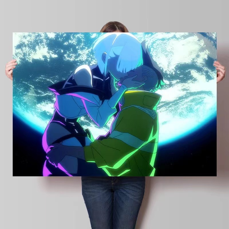 Cyberpunk 2077 Edge Walker Anime Poster Lucy Rebecca Two-Dimensional ...