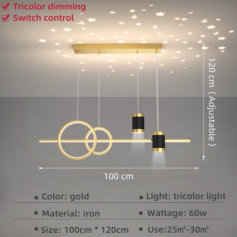 Chandelier for Dining Drop Light Pendant Light for Kitchen Bar Counter ...