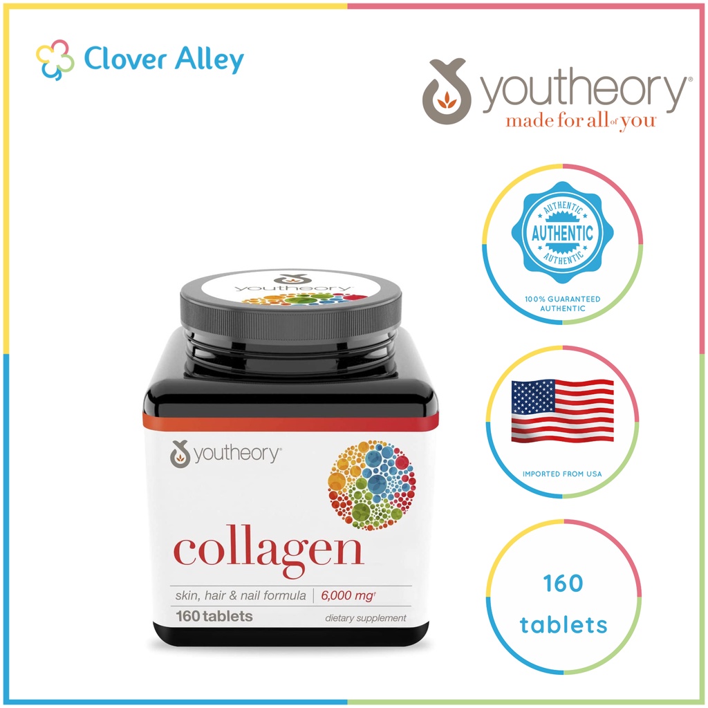 Youtheory Collagen 160 tablets (02/2027 EXPIRY) | Shopee Philippines