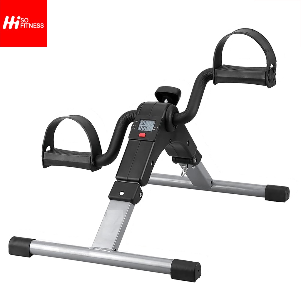 Folding Pedal Exerciser Mini Exercise Bike Portable Foot Peddler Desk ...