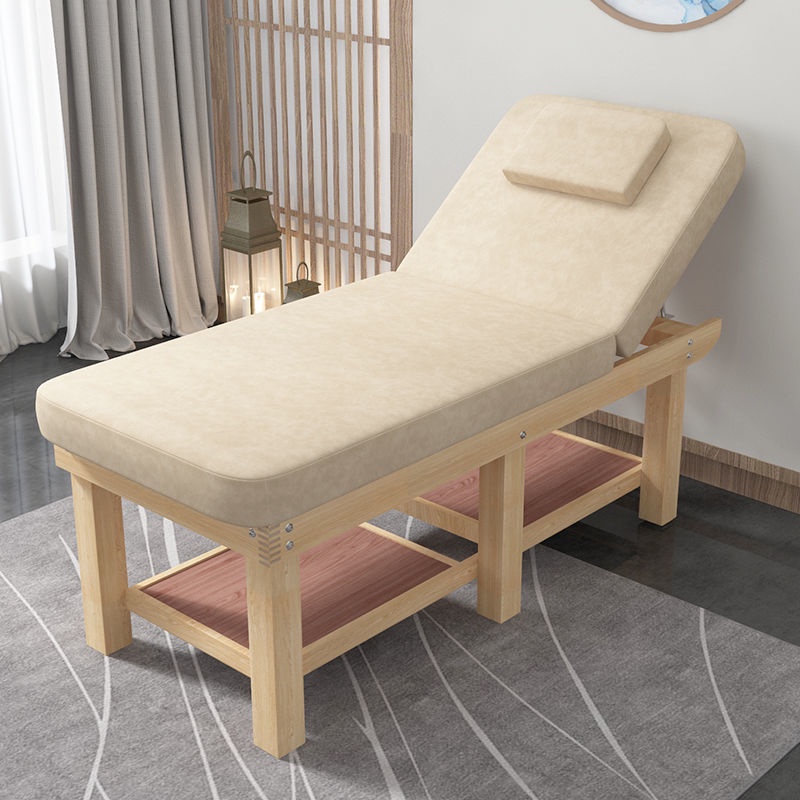 Solid Wood Massage Couch High-Grade with Hole Body Tattoo Embroidery ...