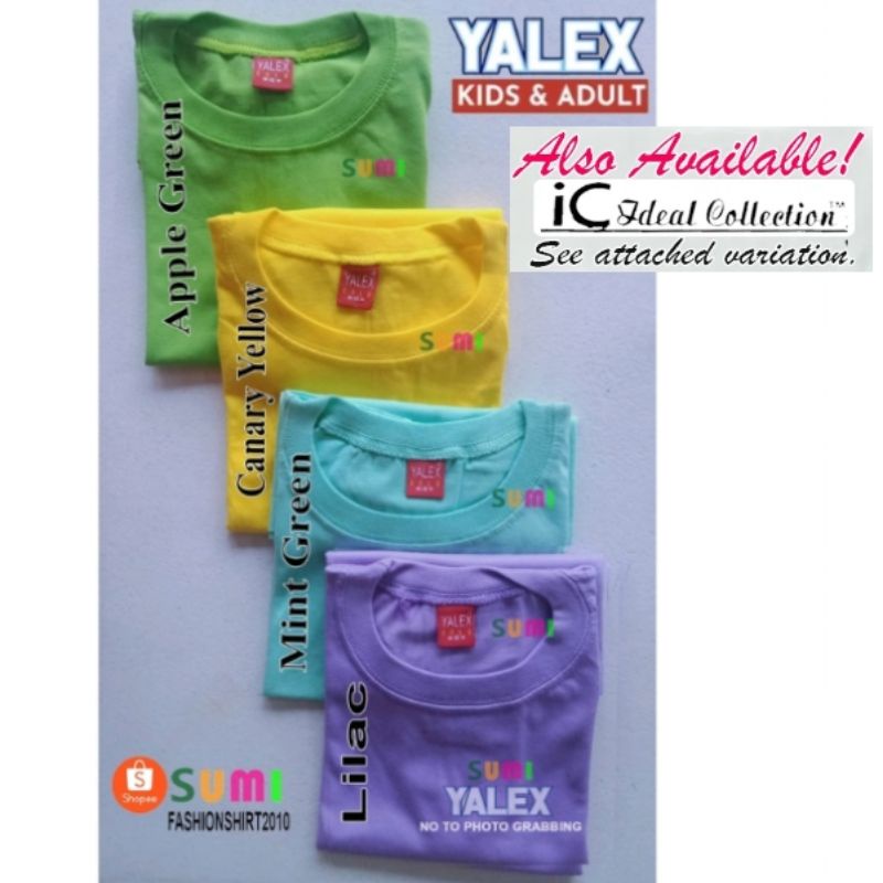 YALEX.. Lilac, Mint green, Apple Green,, Canary Yellow | Shopee Philippines