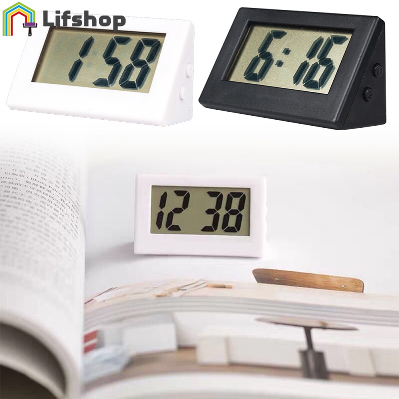 Mini LED Table Clock Home Office Desktop Clocks LED Screen Travel ...