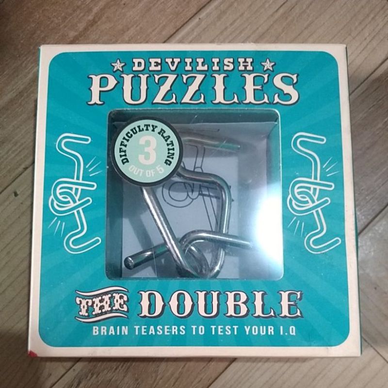 Devilish Puzzles Metal The Double Brain Teasers to Test Your IQ ...