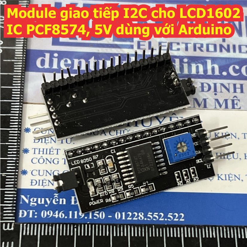 Conversion Module to I2C communication for LCD1602, IC PCF8574, voltage 5V, suitable for use ...