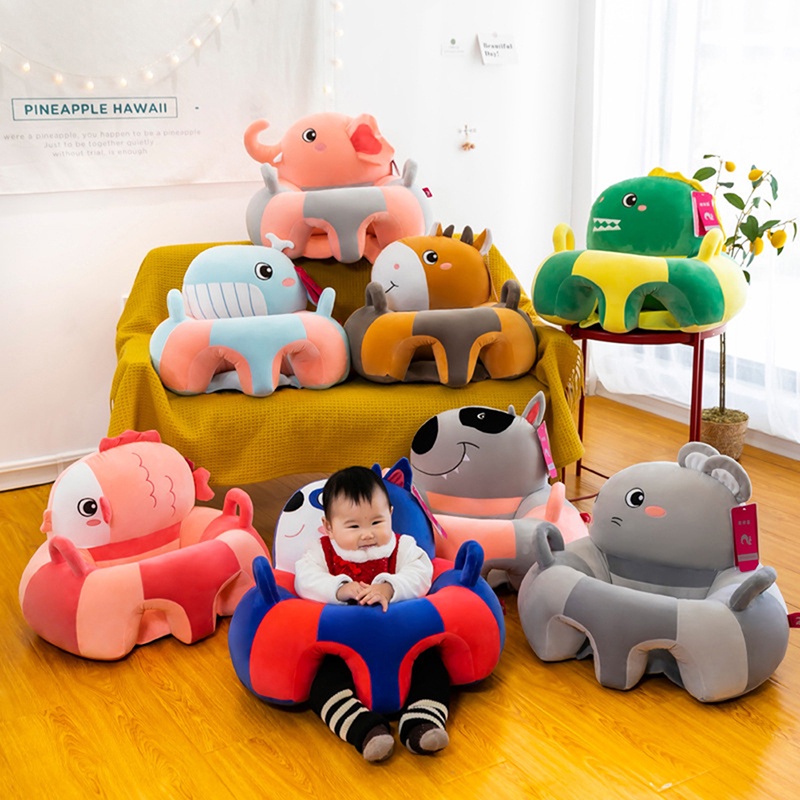 Uequilib Animal Shaped Kids Learning Sitting Chair Cover Support Sofa ...