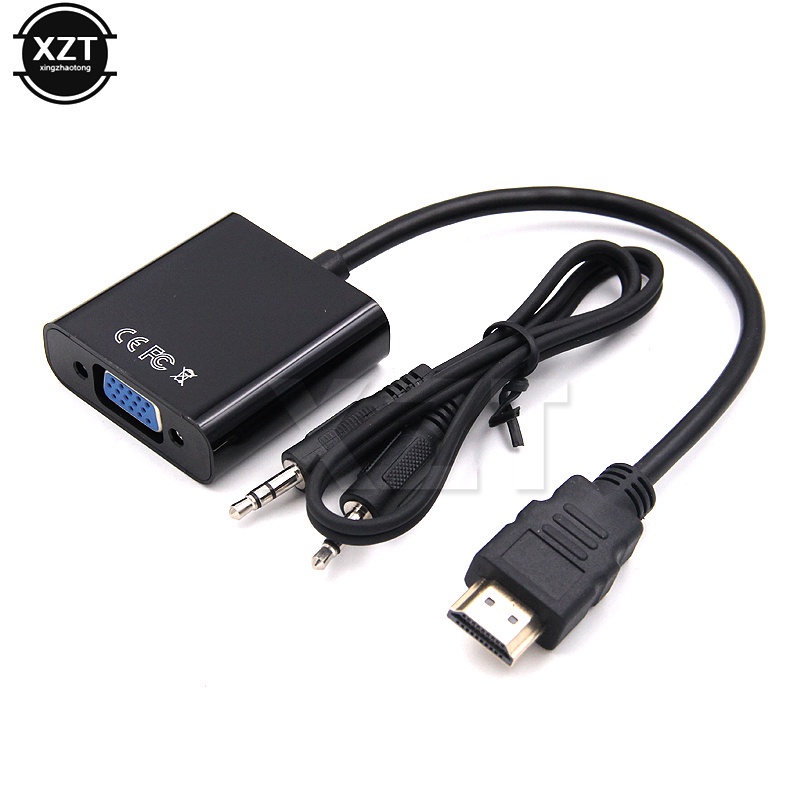 Male to Female HDMI VGA Video adaptor HDTV CRT Monitor TV for XBOX 360 ...