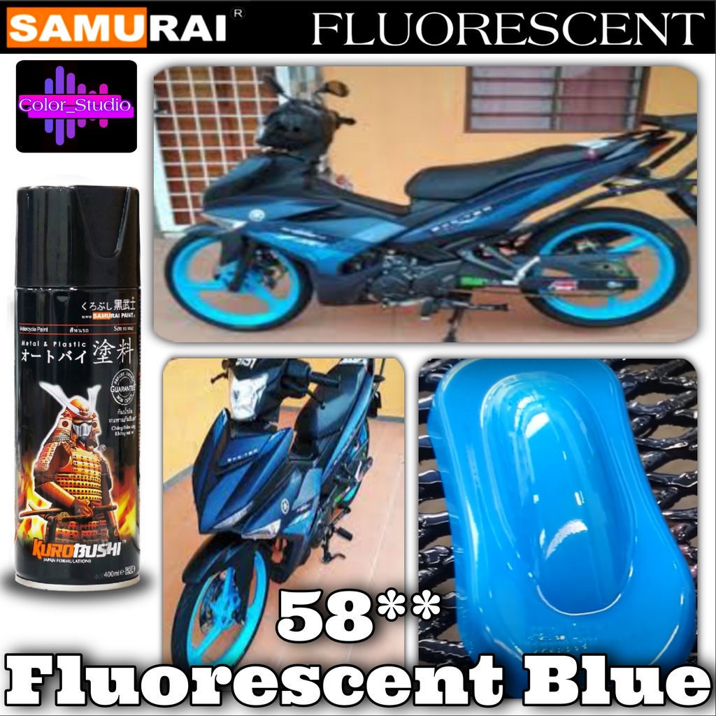 SAMURAI Spray Paint 58** Fluorescent Blue - Cash on Delivery - COD ...