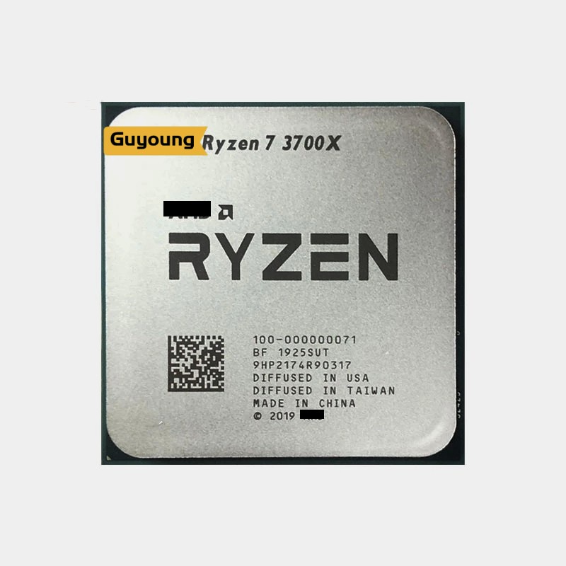 Ryzen 7 3700X NEW R7 3700X 3.6 GHz Eight-Core Sixteen-Thread CPU ...