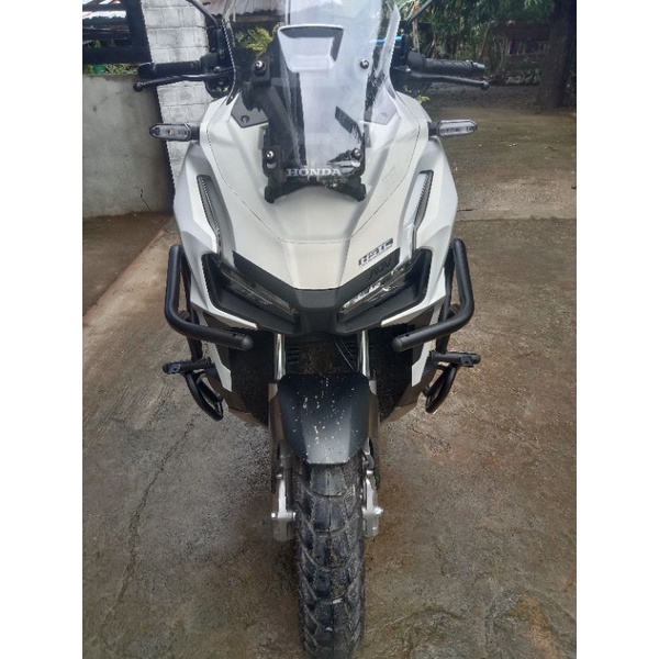 HONDA ADV 160 CRASHGUARD HALF DESIGN(heavy-duty)powder coated | Shopee Philippines
