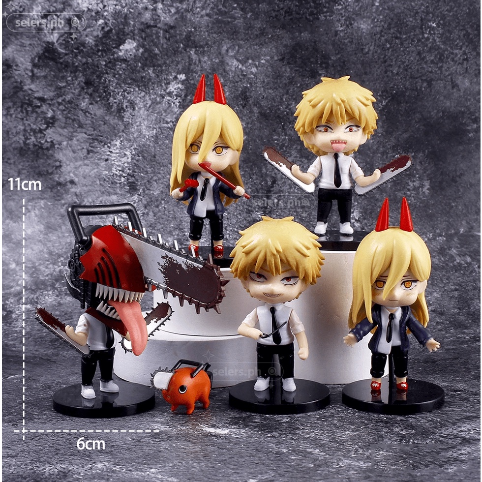 Original Chainsaw Man Figure Denji Power Pochita Action Figure Car ...