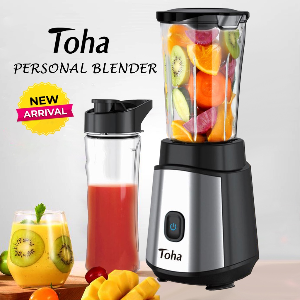 Toha Electric Fruit Stainless Steel Juicer Blender 600ml/570ml | Shopee ...