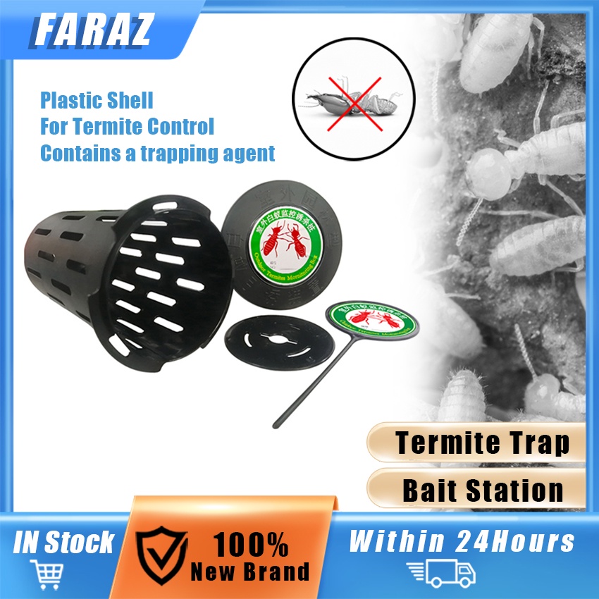 Outdoor termite killer Set with Plastic Shell ant trap Complete ...