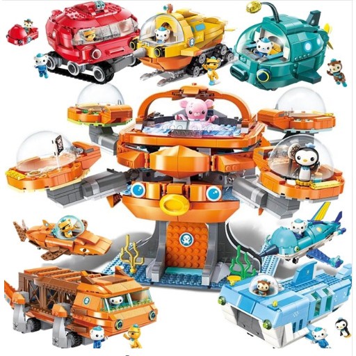 ENLIGHTEN Octopus Octopod Octonauts Cartoon Building Blos Model Sets ...