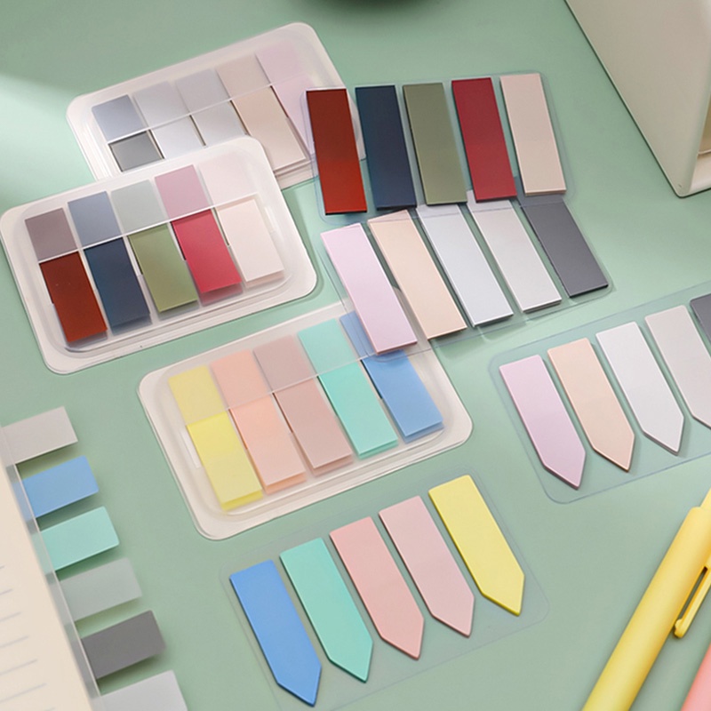 Color Morandi Post-it Note Morandi Index Sticker Office Message Marker ...