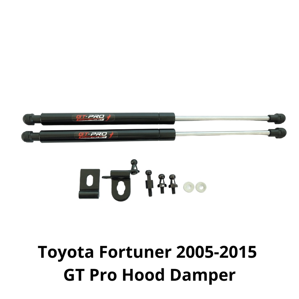 Toyota Fortuner 2005-2015 GT-Pro Hood Damper Shock Kit / Lift Support ...
