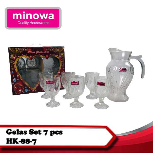 Minowa Kan set of 7 pcs / Glass set / Glass set / Pitcher Glass ...