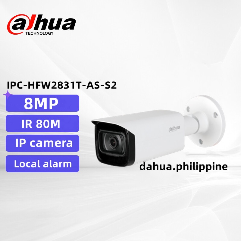 Dahua 8MP Lite IR Fixed-focal Bullet Network Camera Outdoor IP sports ...