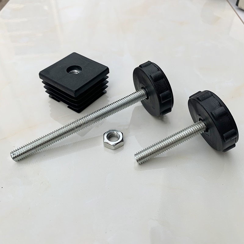 1pcs M8 Extension Adjusting Foot + Nut Raised Foot Pad Table Leg Height ...