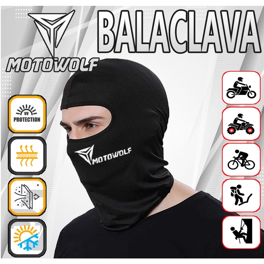 Motorcycle Balaclava Full face Mask Bonnet with FOAM | Shopee Philippines