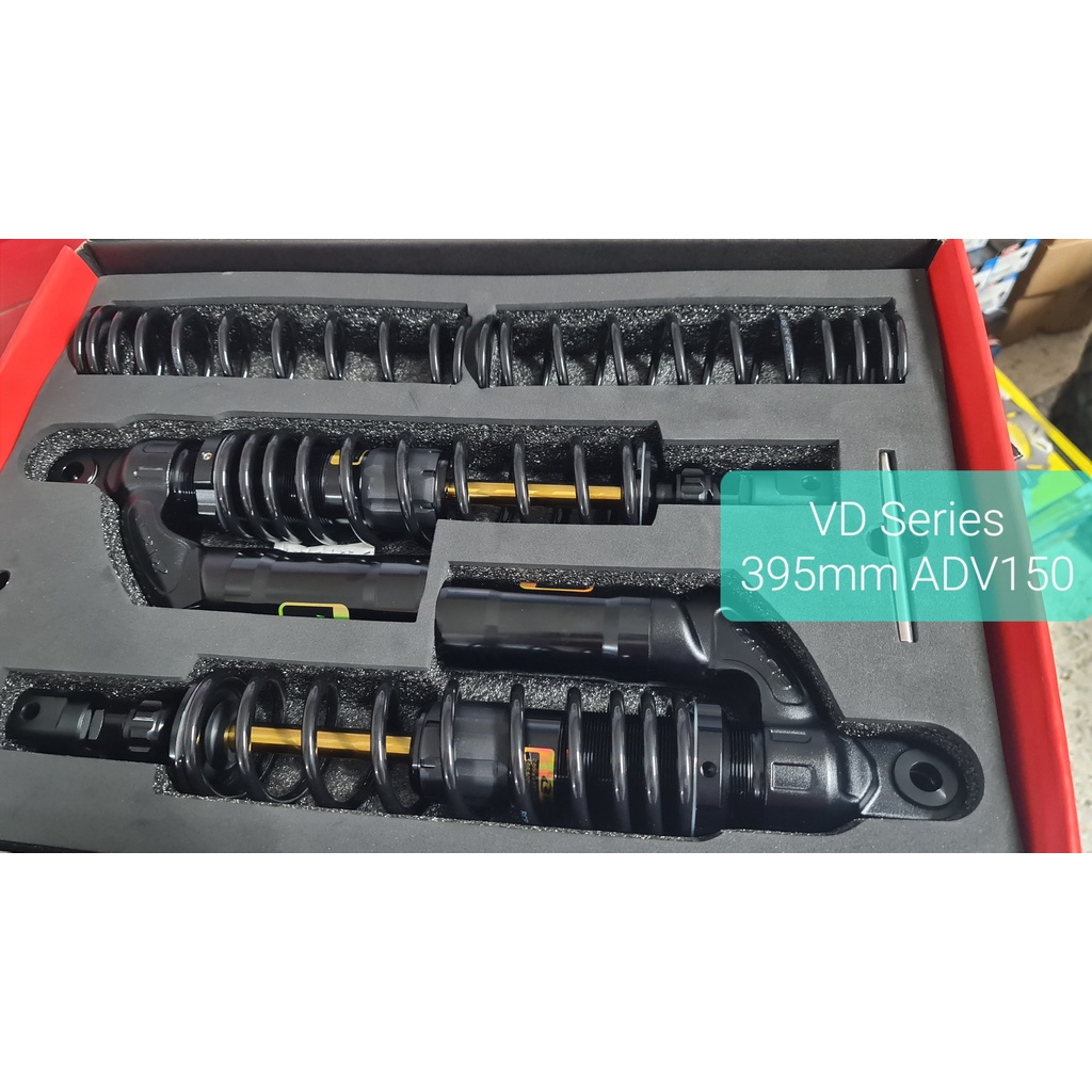 RCB Shock VD Series (G-Bk) 395mm for Honda ADV150 with extra spring ...