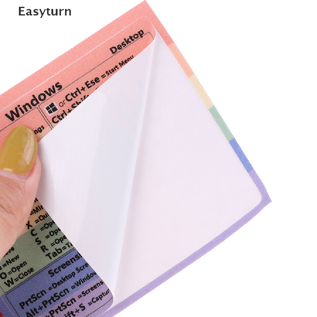 Easyturn Windows Keyboard Reference Shortcut Cheat Sheet Sticker Water ...