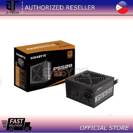 GIGABYTE P550B 550W 80+ BRONZE POWER SUPPLY W/ APFC (NON-MODULAR ...