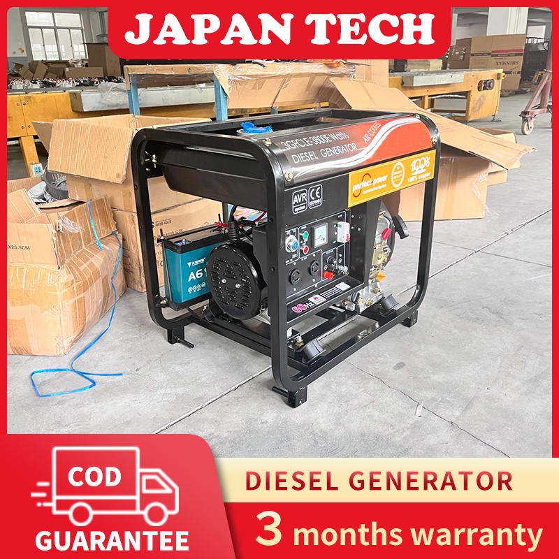 Japan Technology Diesel Generator High Efficiency Low Noise For Home 3 ...