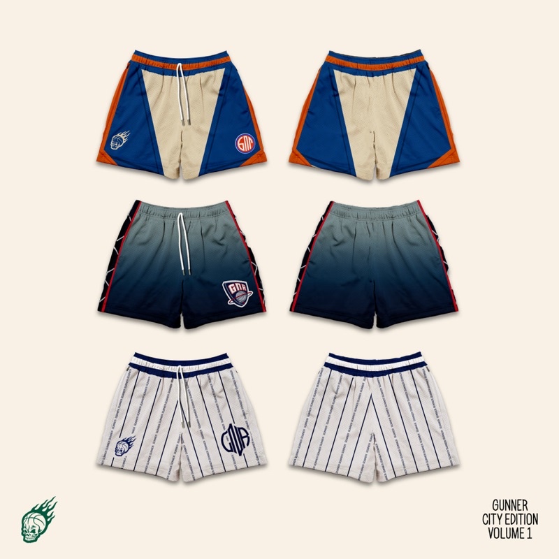 GUNNER CITY EDITION VOLUME 1 | NEW YORK (MESH SHORTS) | Shopee Philippines