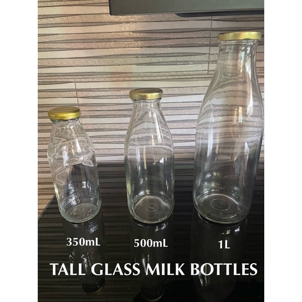 RETAIL: 500mL milk glass bottle | Shopee Philippines