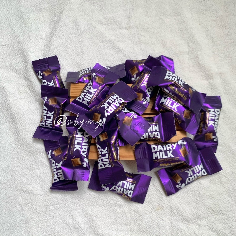 1pc Coklat Saiz Mini Cadbury Chocolate Cadbury Diary Milk Mini Bites ...