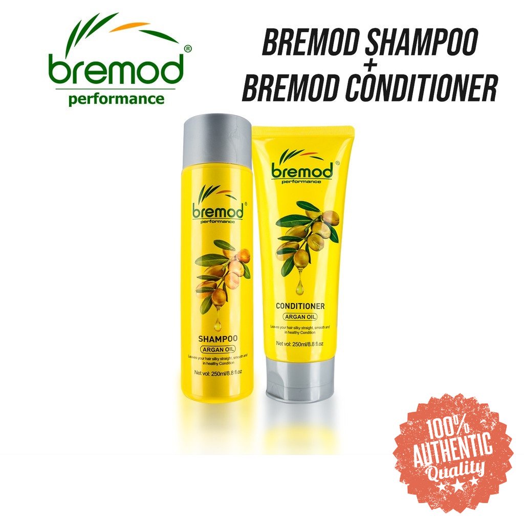 Bremod Performance Argan Oil Shampoo and Conditioner Hair Treatment ...
