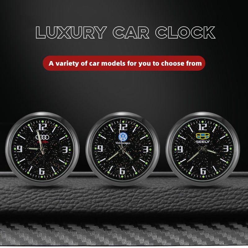 Car car clock starry night light clock car with electronic watch ...