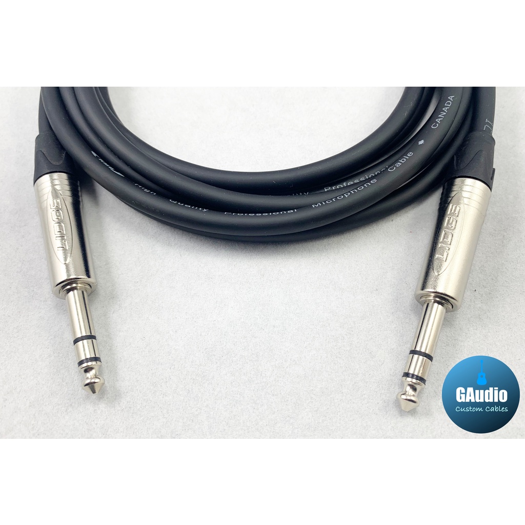 Custom RMB Balanced Stereo Signal Audio Cable with TRS connectors ...