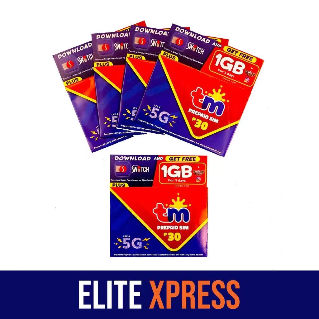 TM Prepaid Sim card tricut New 5G | Shopee Philippines