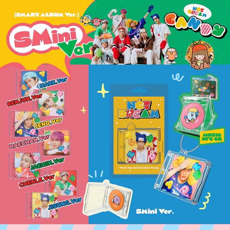 Smini Ver. NCT DREAM album winter special mini-Album'candy' | Shopee ...