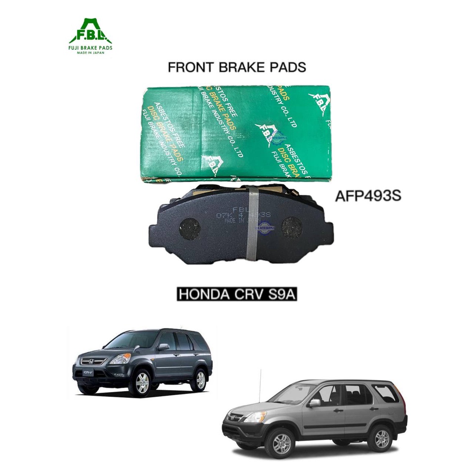 Honda CR-V S9A Front Disc Brake Pad - FUJI (FBL) - AFP493S | Shopee ...