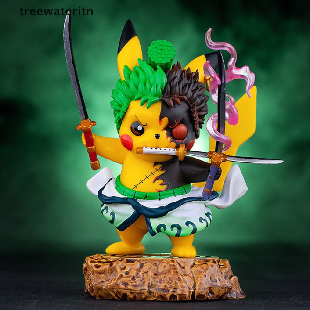 ritn Anime Pokemon Pikachu Cosplay Roronoa Zoro ONE PIECE GK Collection ...