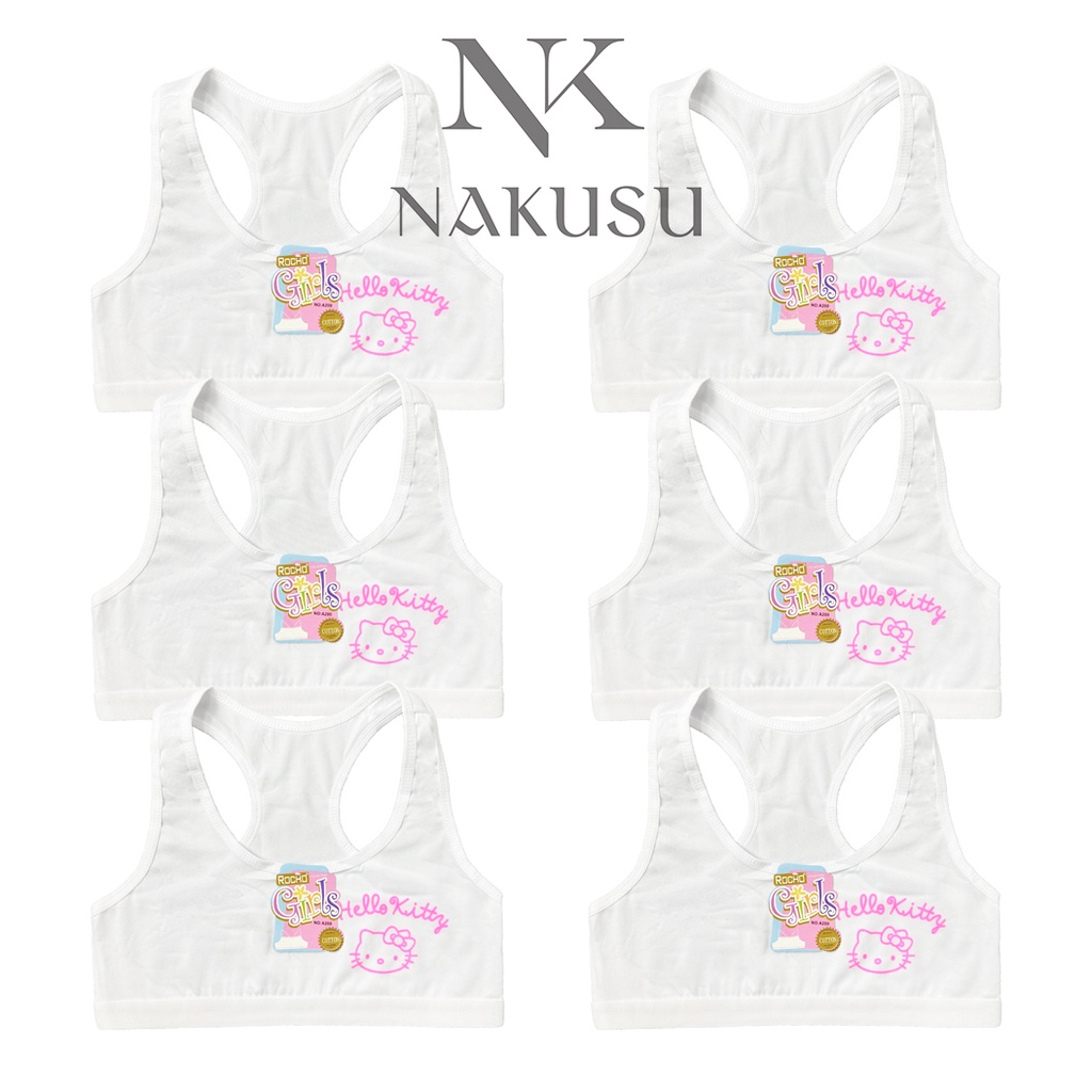 NKS Cute Cartoon Character Print Cotton High Quality Girl's White Baby ...