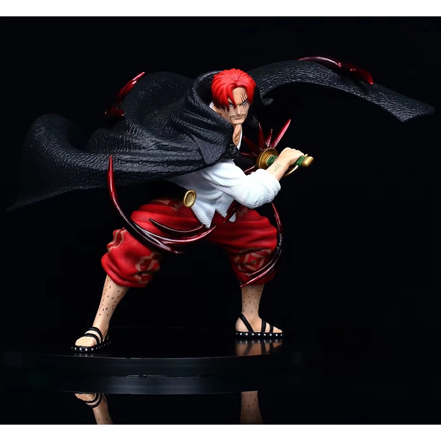 Anime One Piece Shanks Figure Draw Out Sword Collectible Figurines ...