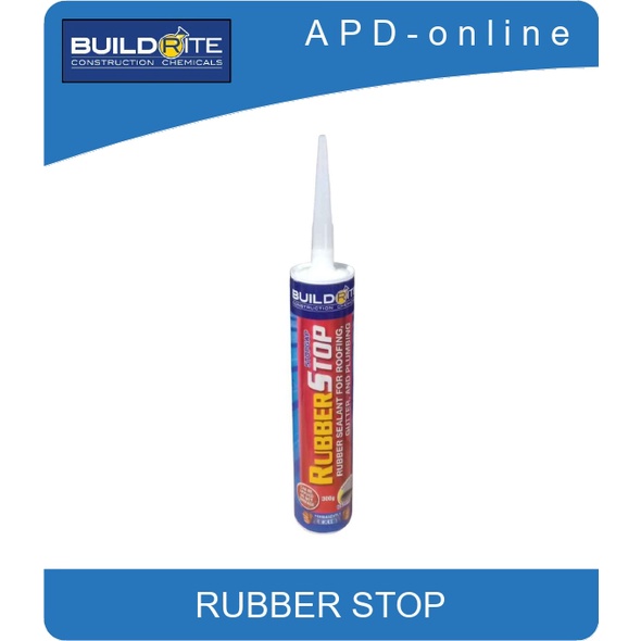 BUILDRITE RUBBER STOP (300g) WEATHER RESISTANT SEALANT | Shopee Philippines