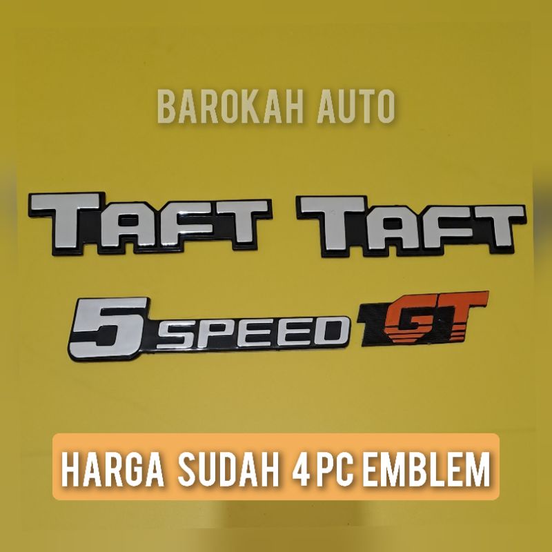 Taft gt emblem, price is for 4 emblems | Shopee Philippines