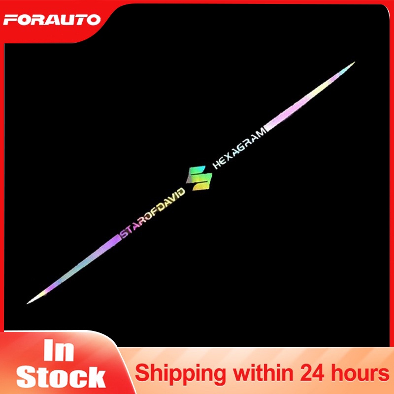 [Ready Stock] Vinyl Car Windshield Reflective Laser Sticker Decal Car ...