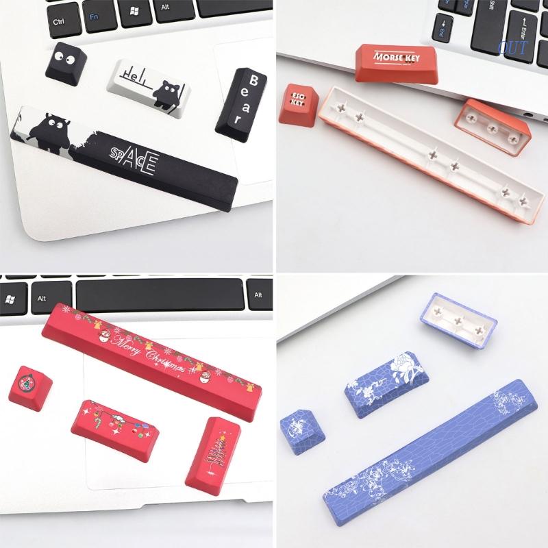 OUT 4 Keys Personalized PBT OEM Keycaps SPACE ENTER ESC Mechanical ...