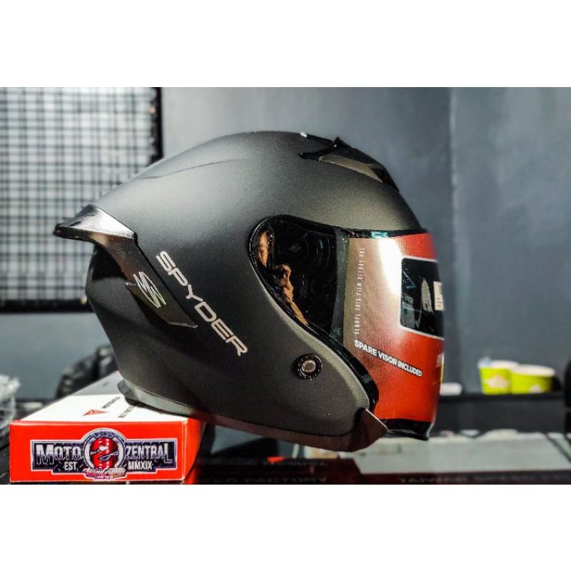 Spyder Fuel Mono Half face Dual Visor with extra clear lens | Shopee ...