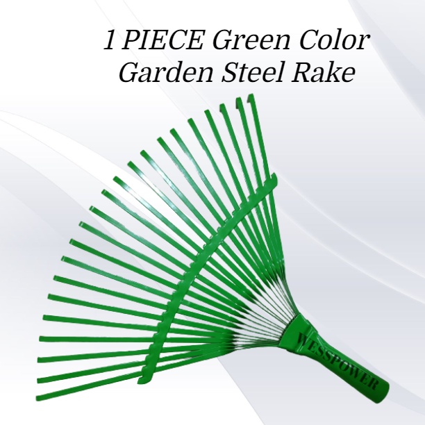 WPT-5507 1 PIECE Green Color Garden Steel Rake | Shopee Philippines