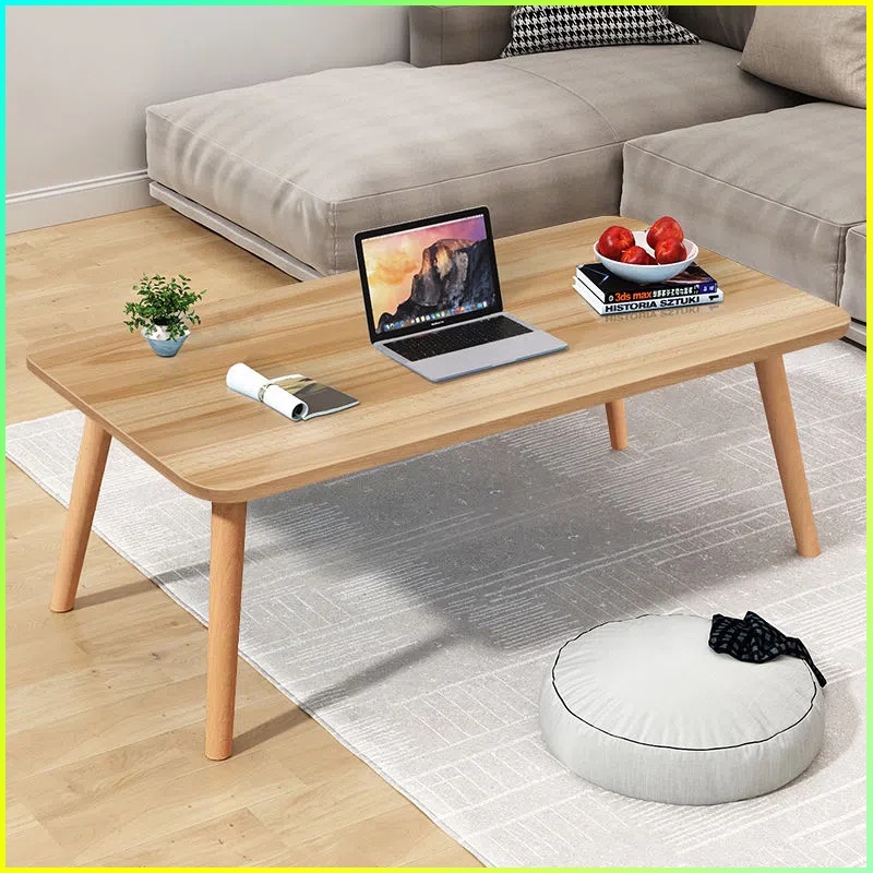 【COD】Wooden Table（L80×W40×H40cm）Bed Desk Tea Table Study Desk Office ...