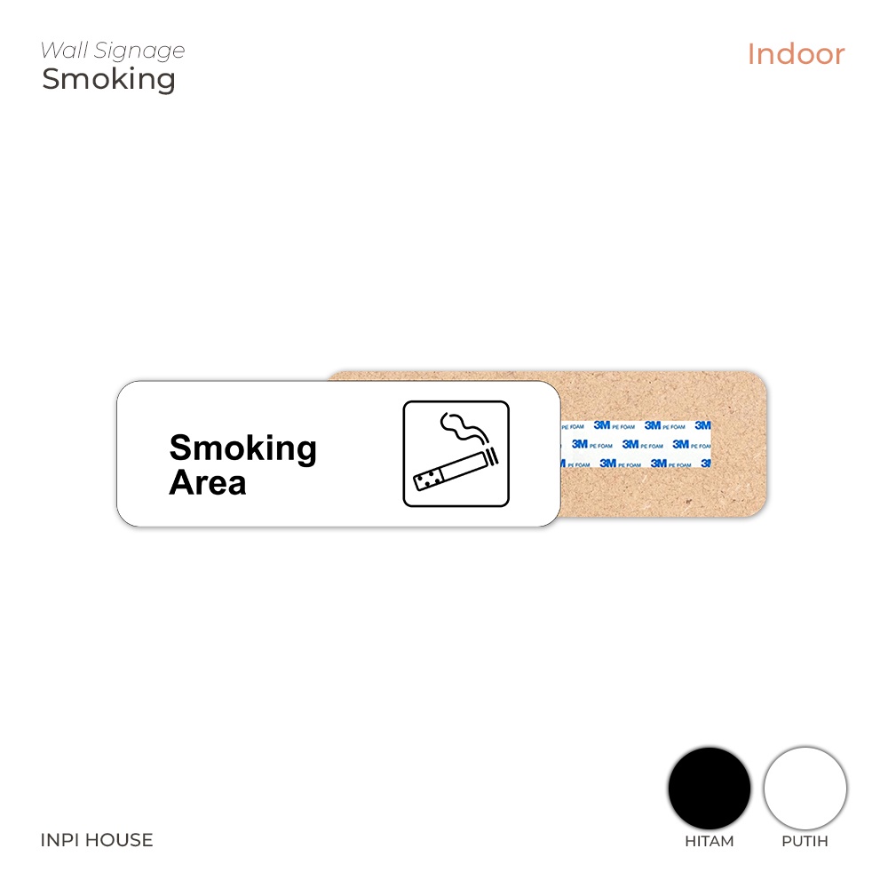 Smoking Area Sign - Mini Sign Smoking Area | Shopee Philippines