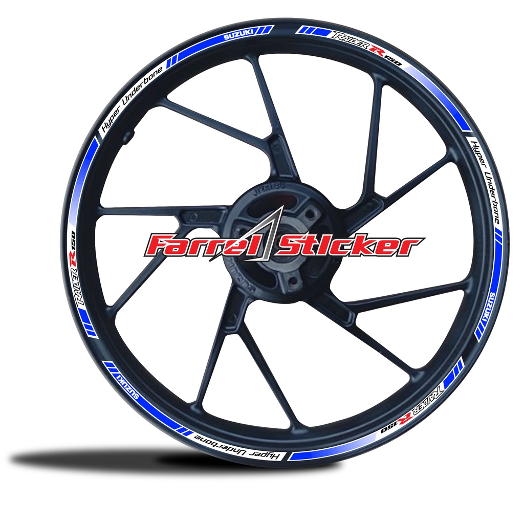 Rim STICKER RAIDER VELK STICKER SUZUKI SATRIA FU 150 | Shopee Philippines