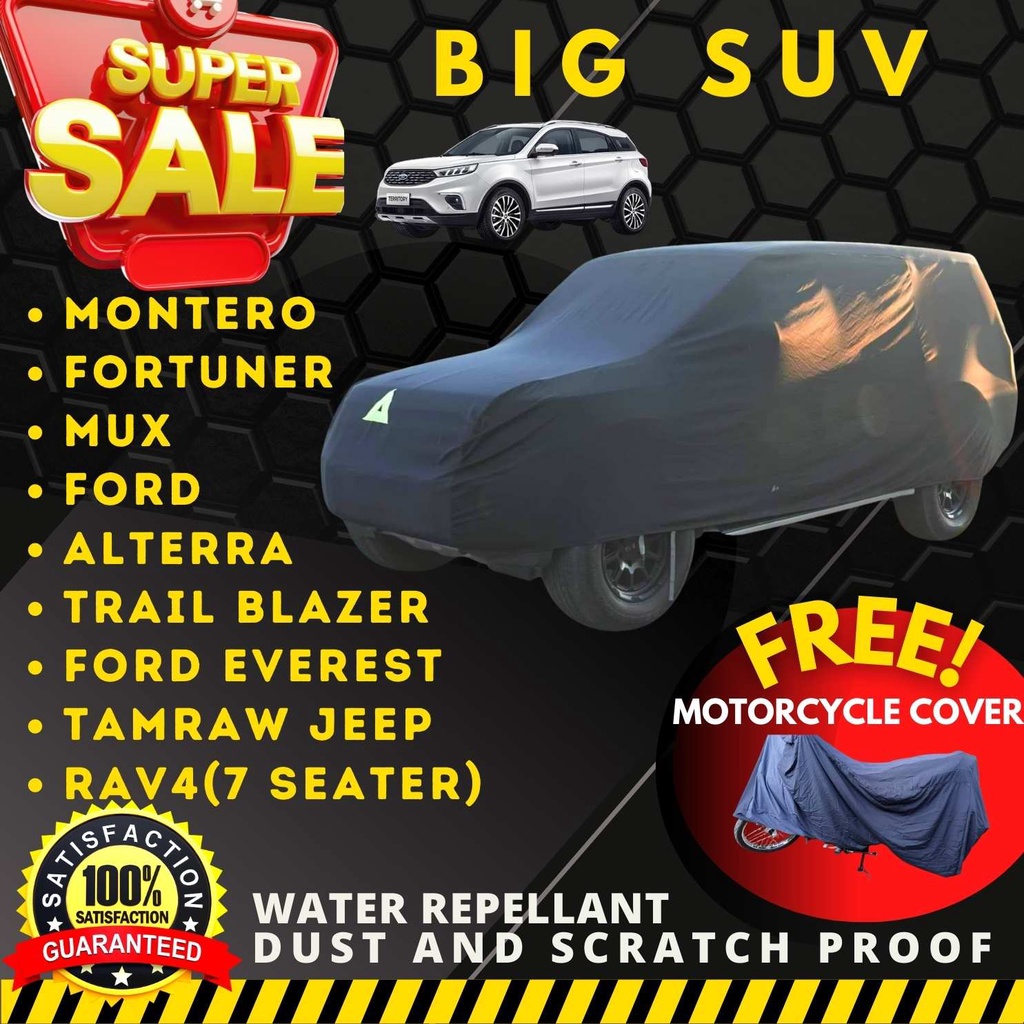 CAR COVER FORTUNER * MUX * EVEREST * BIG SUV * WATER REPELLANT WITH ...